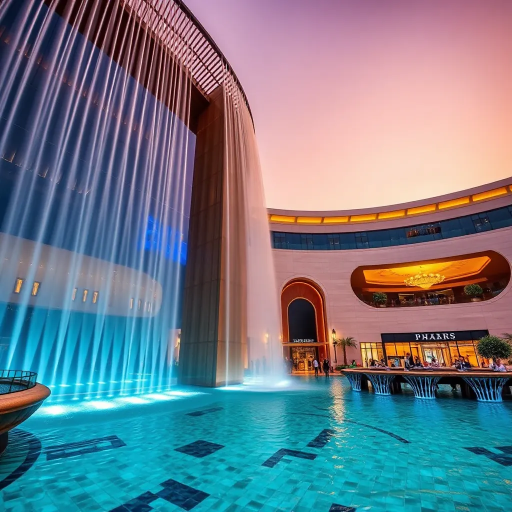 The Waterfall at Dubai Mall: Design and Impact